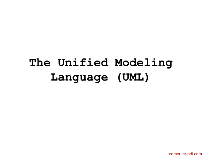 [pdf] Unified Modeling Language Uml Free Tutorial For Beginners