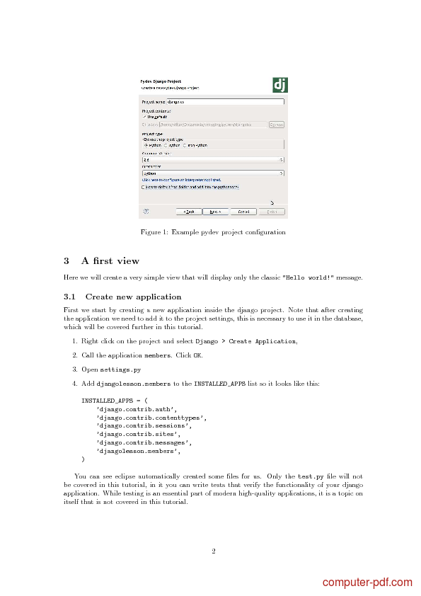 [pdf] Sample Django Application Free Tutorial For Beginners