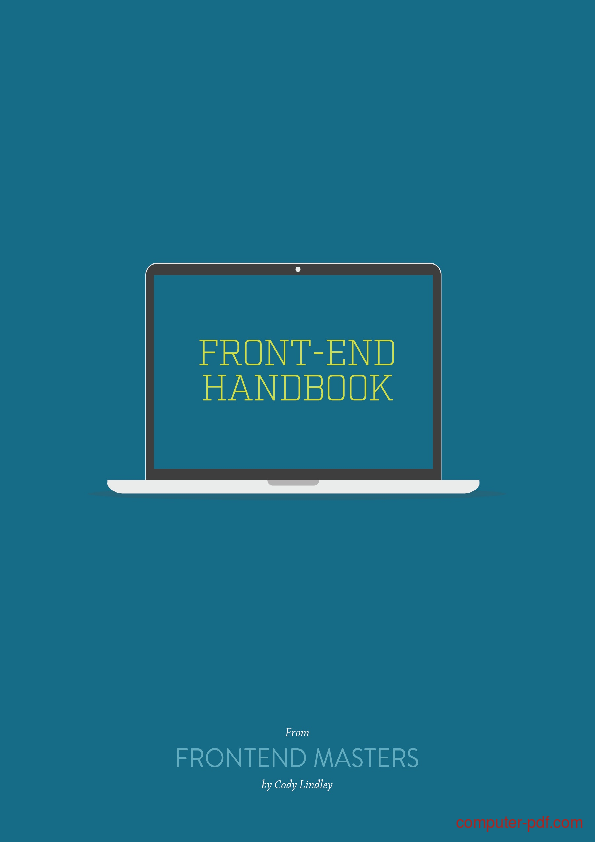 Pdf Frontend Developer Handbook Free Tutorial For Beginners